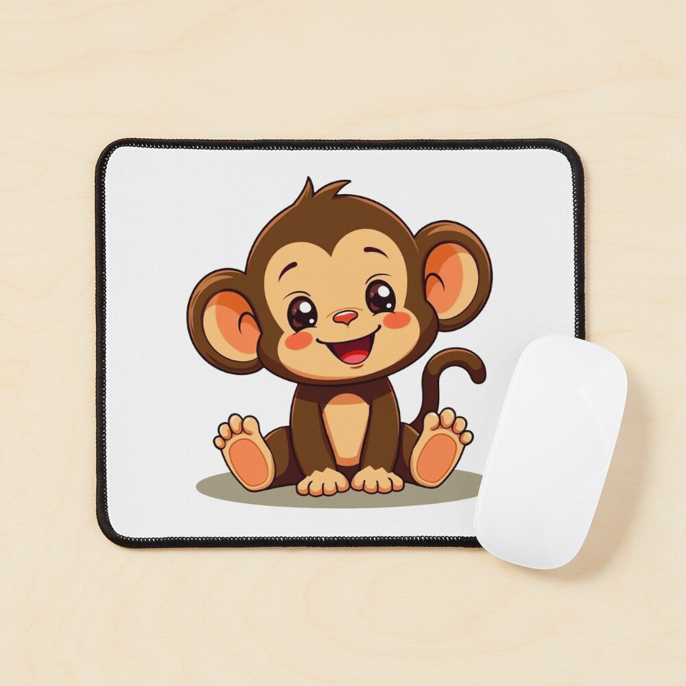 "Funny and Cute Anime Monkey " Sticker for Sale by ThreeftlyPicks ...