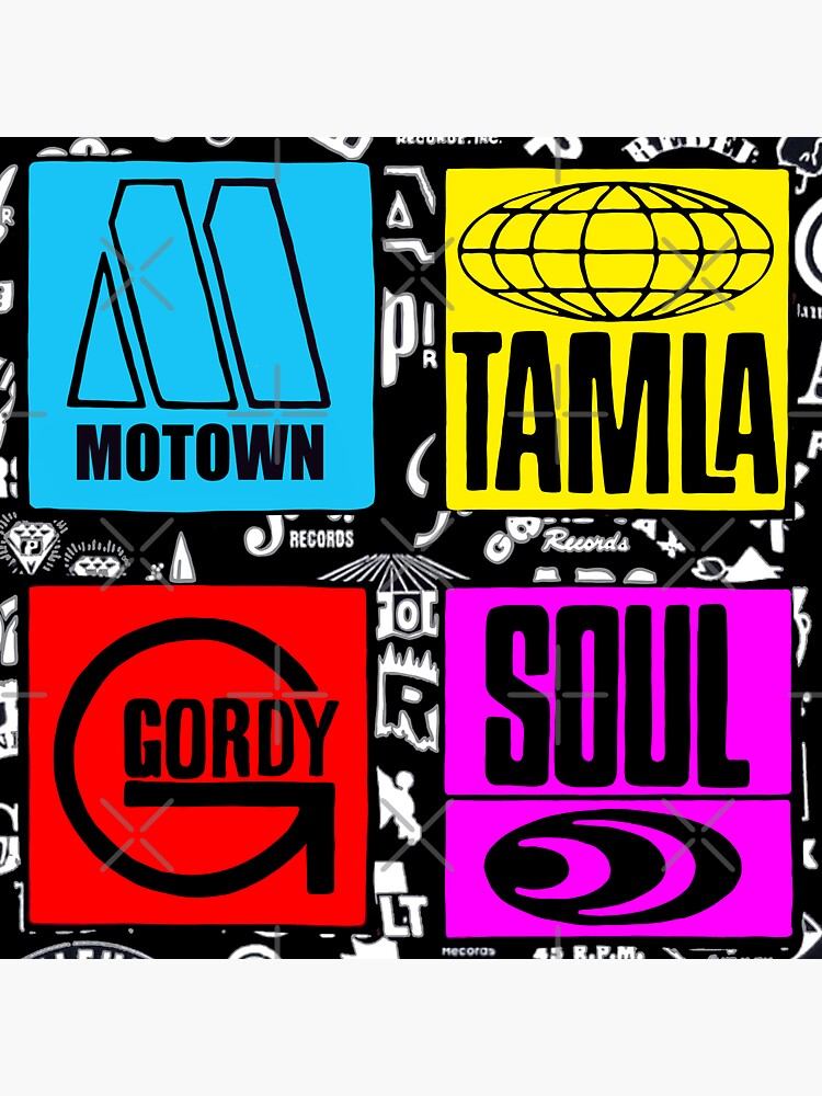 "Tamla soul Motown Gordy sixties vintage record label collage pop art ...