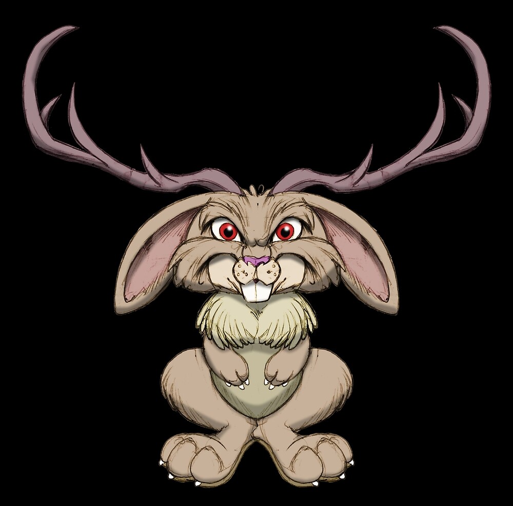 "Jackalope" by wickedcartoons | Redbubble