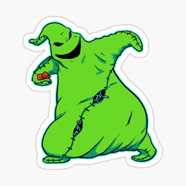 "Oogie Boogie" Sticker for Sale by blacksnowcomics | Redbubble