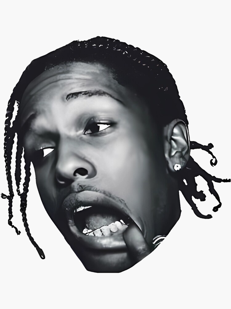 "ASAP ROCKY" Sticker by RUKKAI | Redbubble