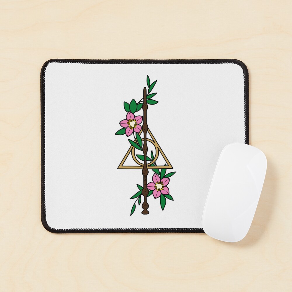 "Elder Wand and Deathly Hallows Symbol" Sticker for Sale by silviaxe ...