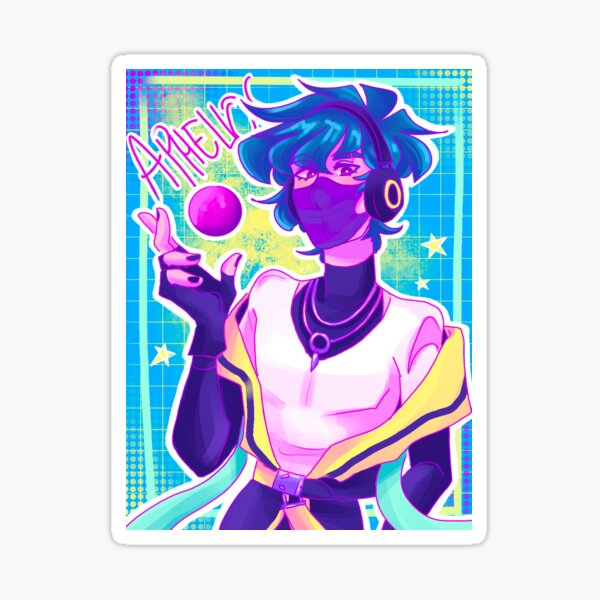 "Heartsteel Aphelios" Sticker for Sale by okeidei | Redbubble