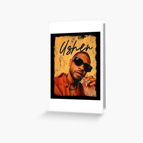 "Usher" Greeting Card for Sale by MikaylaThomps | Redbubble