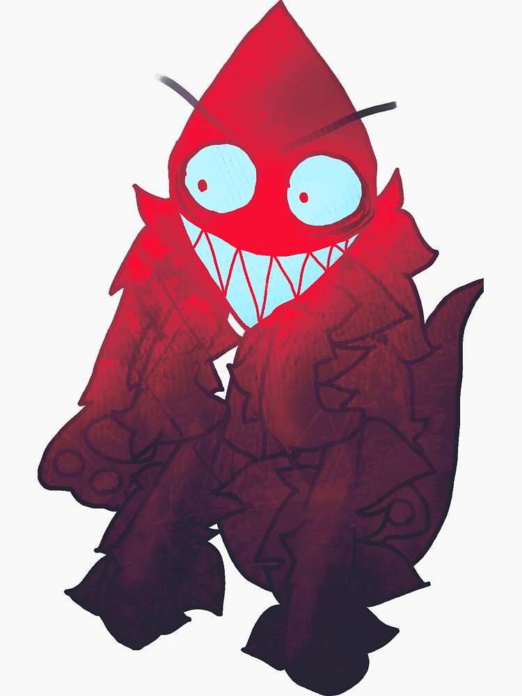 "BFDI TPOT Evil Leafy" Sticker for Sale by Dyskrasit-kat | Redbubble