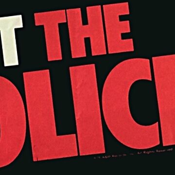 "Support the Police" Sticker for Sale by KrappyKables | Redbubble