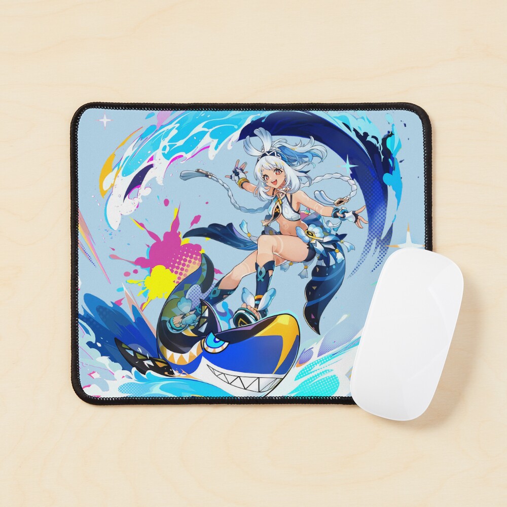 "Mualani Genshin Splash Art" Sticker for Sale by kazatodoesart | Redbubble