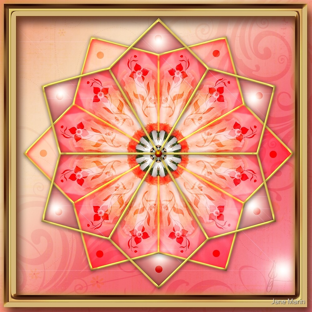 "Archangel Ariel Mandala" by JaanemanArt | Redbubble