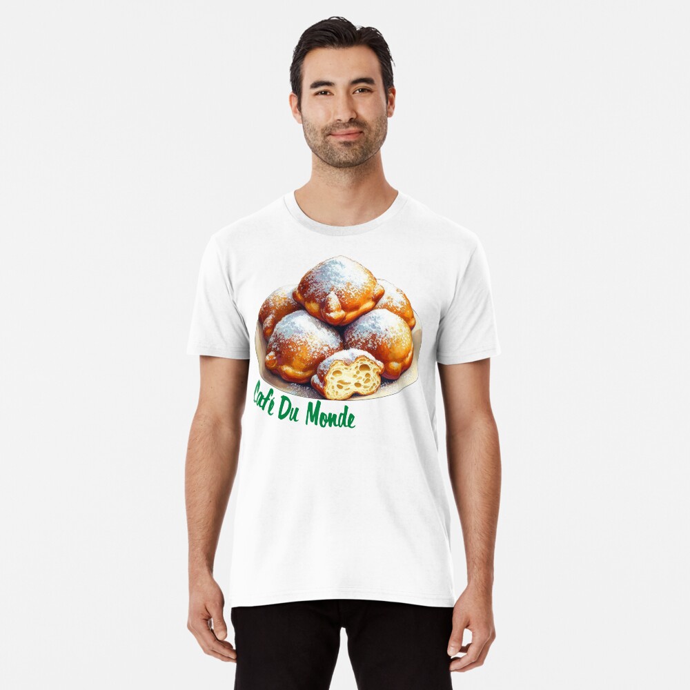 "Cafe Du Monde New Orleans Beignet" Sticker for Sale by mvalleyart ...