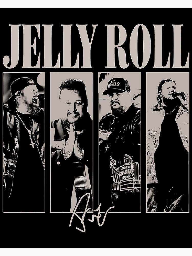 "Jelly Roll Rapper Retro" Poster for Sale by evenliuphotoart | Redbubble