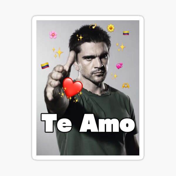 "Te Amo Juanes" Sticker for Sale by Take-The-L | Redbubble