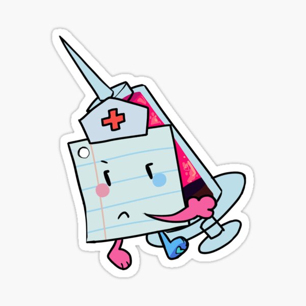 "[Inanimate Insanity] Evil Paper" Sticker for Sale by Bruhtasticbruh ...