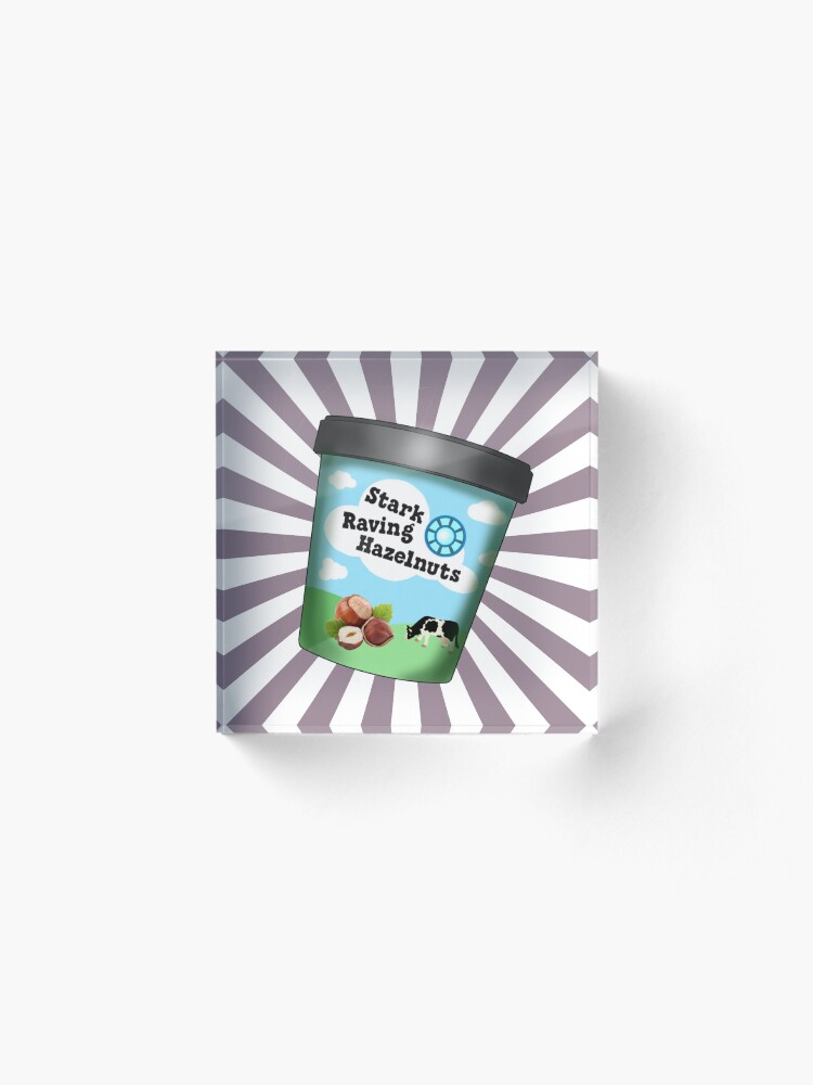 "Stark Raving Hazelnuts" Acrylic Block for Sale by justanerd | Redbubble