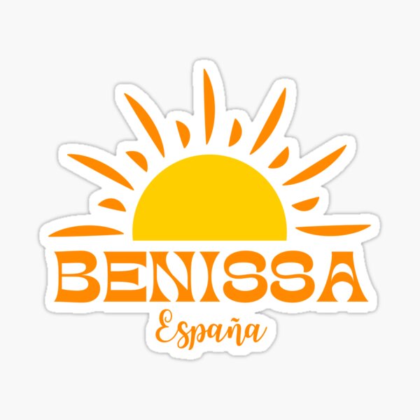 "BENISSA España, Sun" Sticker for Sale by BjornLundstrom | Redbubble
