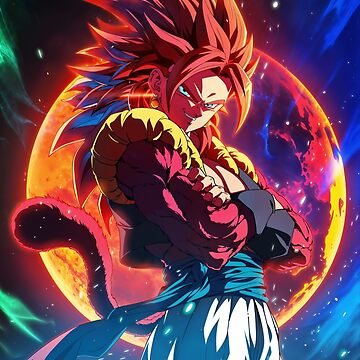 "Gogeta SSJ4: The Primal Warrior" Poster for Sale by novanoxone | Redbubble
