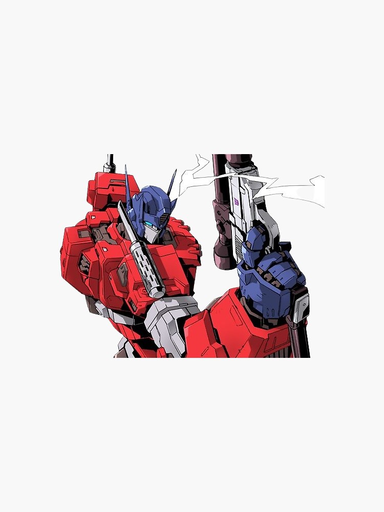 "optimus gunshot" Sticker for Sale by LucioFarrell | Redbubble