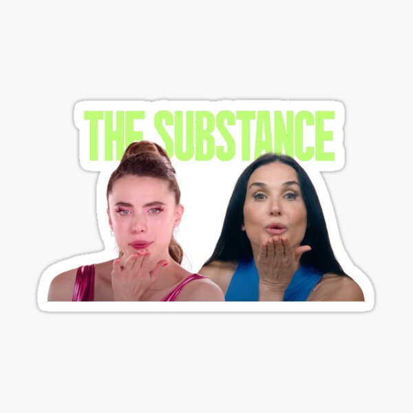 "the substance elizabeth and sue " Sticker for Sale by miss madison ...
