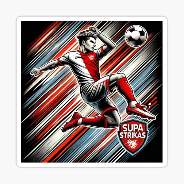 "Supa Strikas Football" Sticker for Sale by PtTome | Redbubble