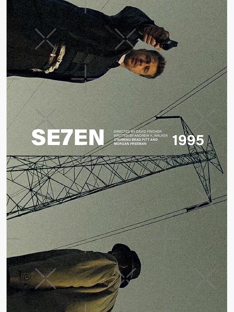 "SE7EN // movie poster blurred aesthetic" Poster for Sale by 33ll ...