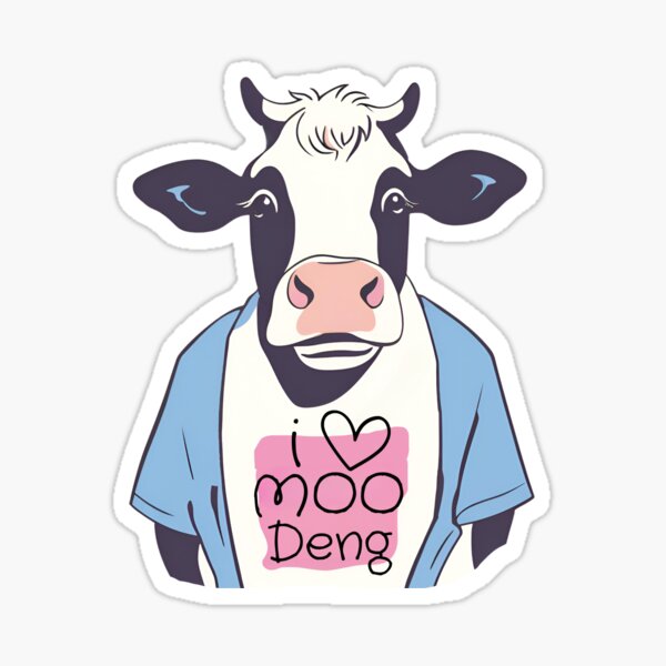 "Moo Deng" Sticker for Sale by theflandonian | Redbubble