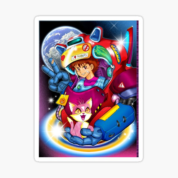 "Robot Kid" Sticker for Sale by Shaheenarts | Redbubble