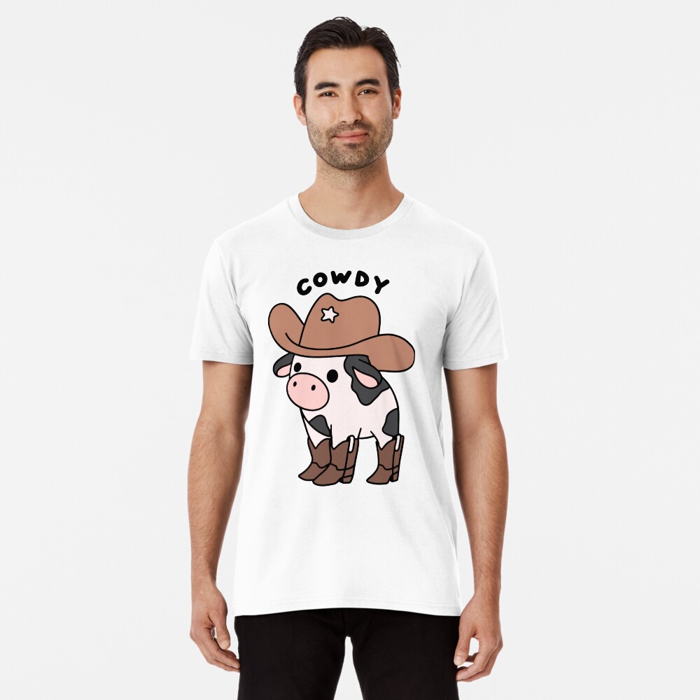 "Cowdy" Sticker for Sale by WildRoseHeart | Redbubble
