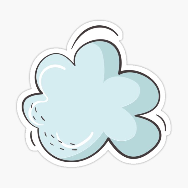 "CLOUDS" Sticker for Sale by Super3 | Redbubble