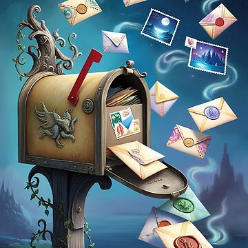 "Portal to the Magical Post" Postcard for Sale by DaffodilArts | Redbubble
