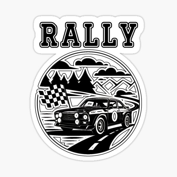 "RALLY Motorsports enthusiast rally fanatic classic rallying car ...