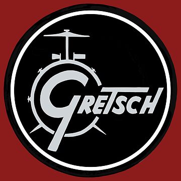 "Vintage Gretsch - drum kit circle logo " Sticker for Sale by Kludoman ...
