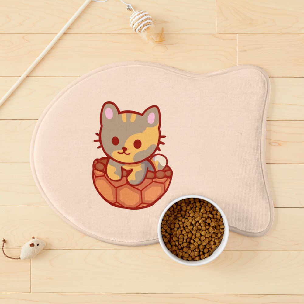 "Tortoiseshell Cat in Shell Cute Sticker" Sticker for Sale by 10six ...