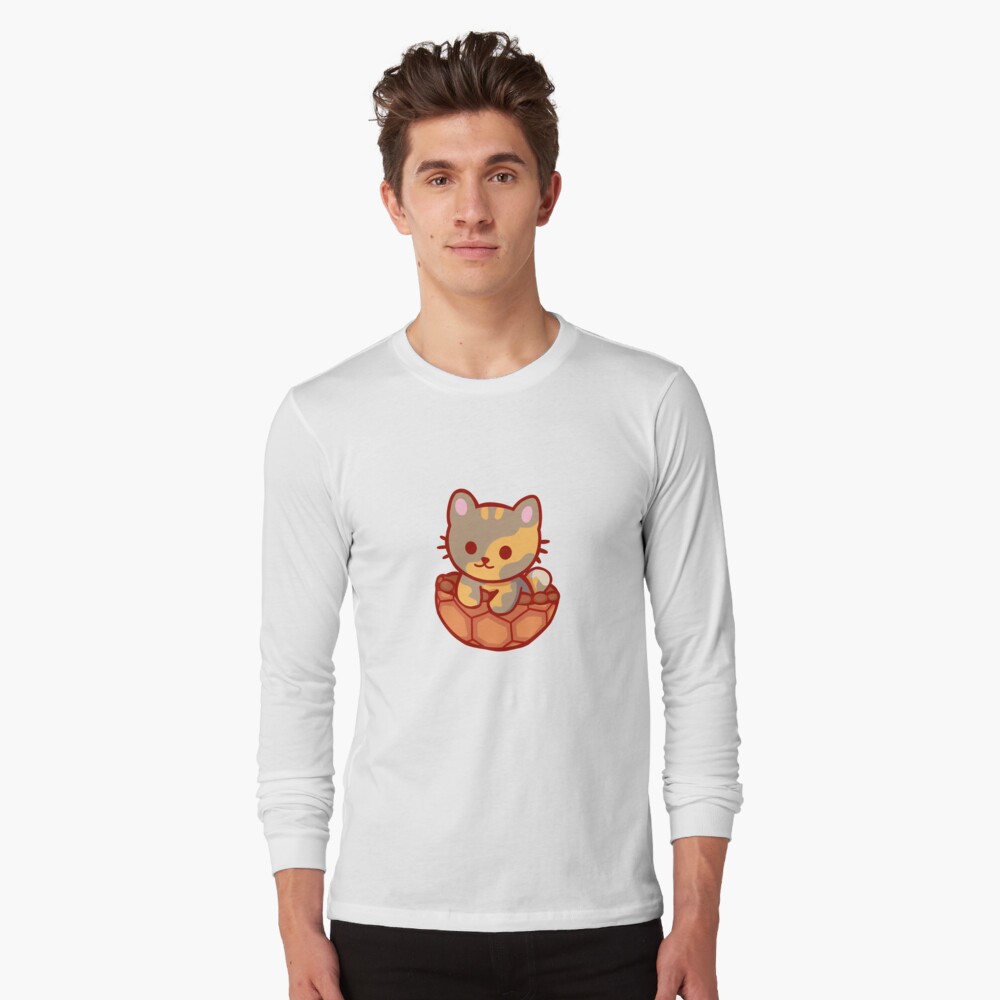 "Tortoiseshell Cat in Shell Cute Sticker" Sticker for Sale by 10six ...