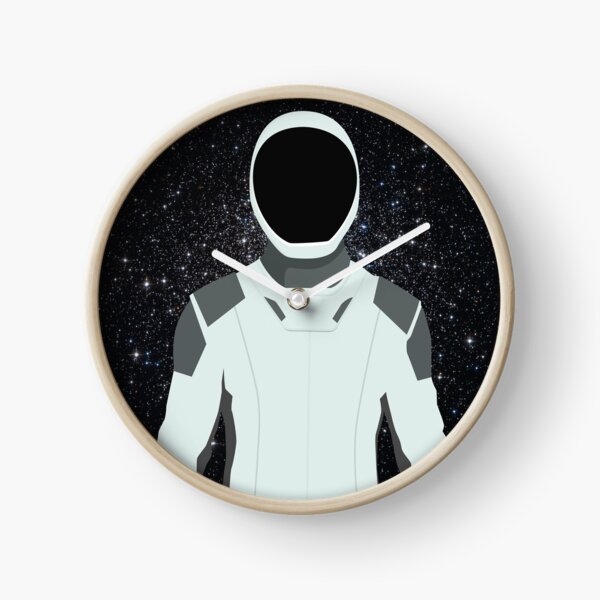 "Starman SpaceX Spacesuit Starry Space Background" Clock for Sale by ...