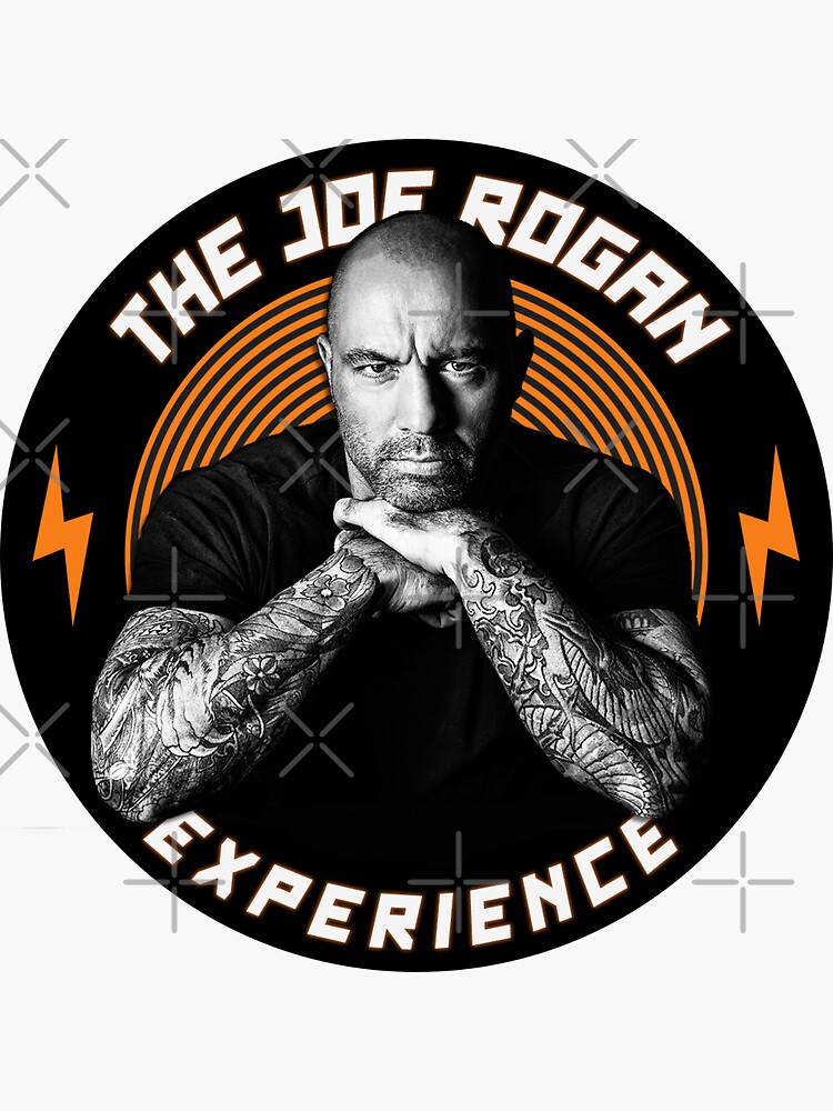 "JRE Joe Rogan" Sticker for Sale by abstractoworld | Redbubble