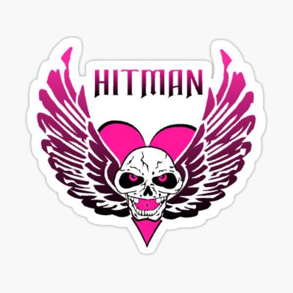 "Brt Hitman Hart logo" Sticker for Sale by lord-phantom | Redbubble