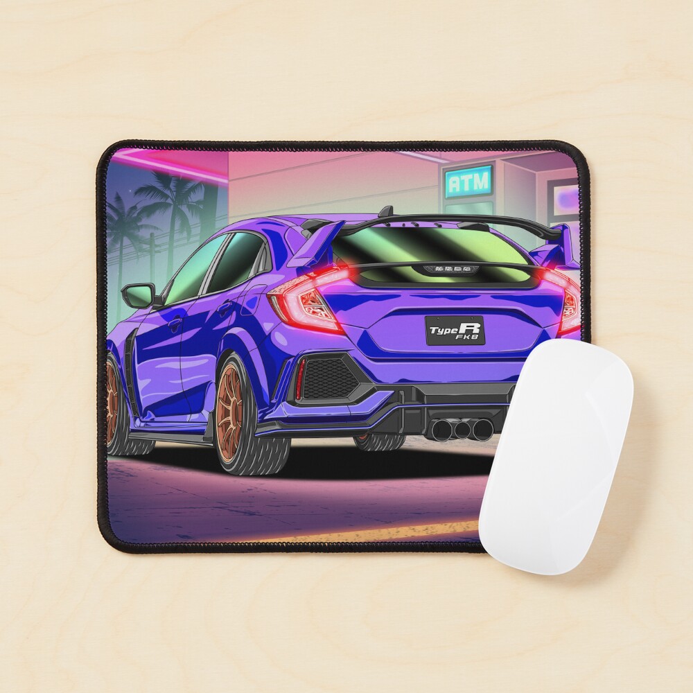 "Honda Civic Type R FK8 Neon Night" Poster for Sale by Joshirosung ...