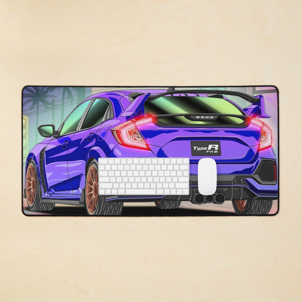 "Honda Civic Type R FK8 Neon Night" Poster for Sale by Joshirosung ...