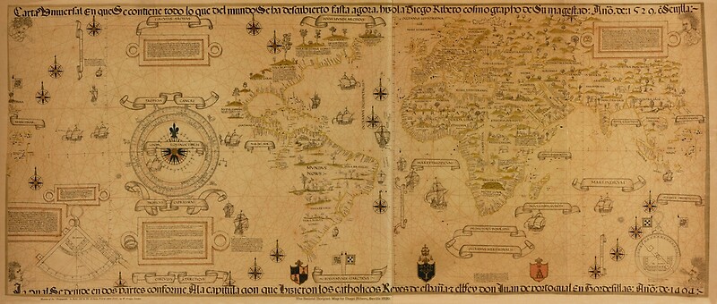 "World Map 1529" by mollyfare | Redbubble