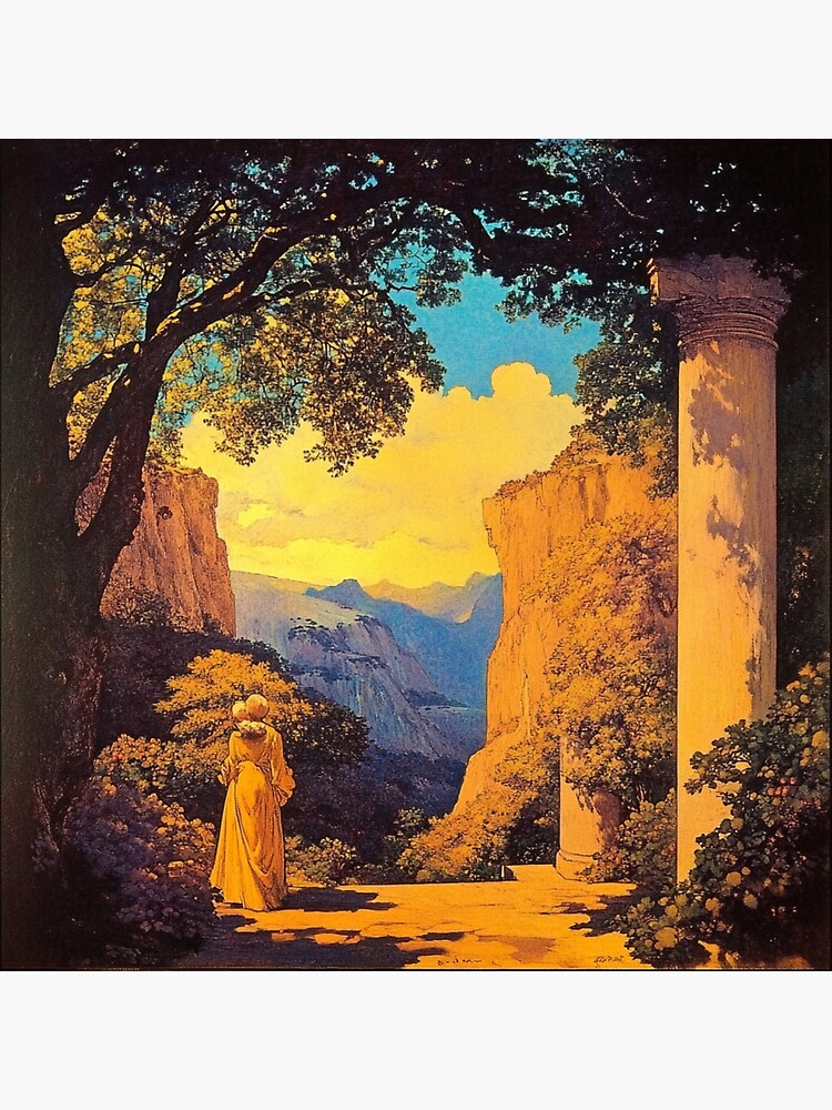 "Make Believe Landscape by Maxfield Parrish" Poster for Sale by ...