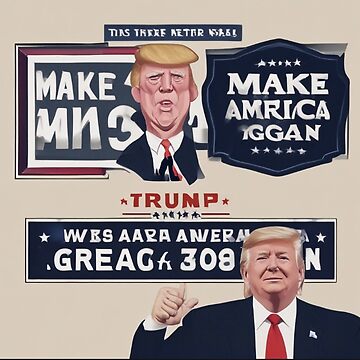 "make america great again." Sticker for Sale by season42 | Redbubble