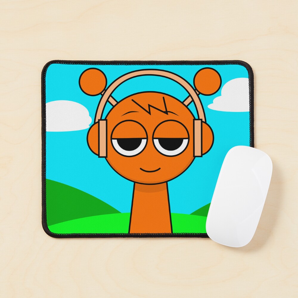 "Sprunki Happy Oren (Orange) Outside" Journal for Sale by PaintedPixel ...