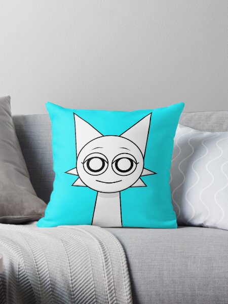 "Sprunki Happy Wenda (White)" Pillow for Sale by PaintedPixel | Redbubble