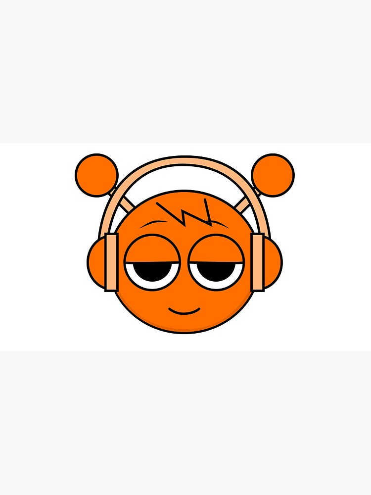 "Sprunki Happy Oren (Orange) Head" Bucket Hat for Sale by PaintedPixel ...