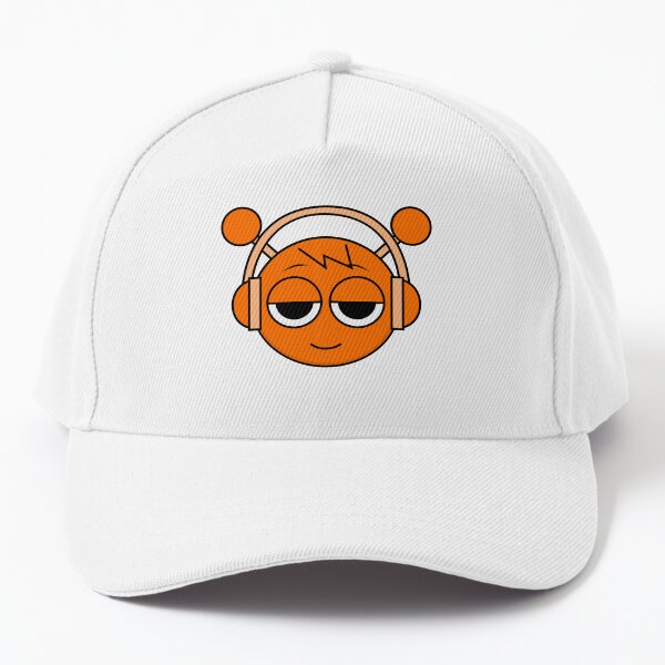 "Sprunki Happy Oren (Orange) Head" Cap for Sale by PaintedPixel | Redbubble