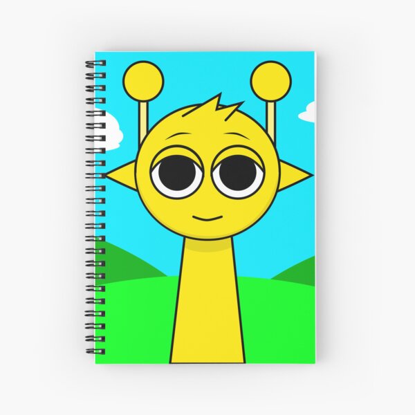 "Sprunki Happy Simon (Yellow) Outside" Journal for Sale by PaintedPixel ...