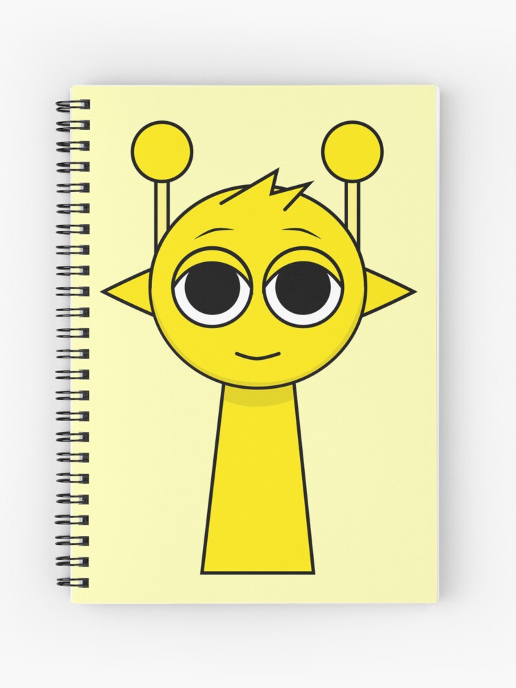 "Sprunki Happy Simon (Yellow)" Journal for Sale by PaintedPixel | Redbubble