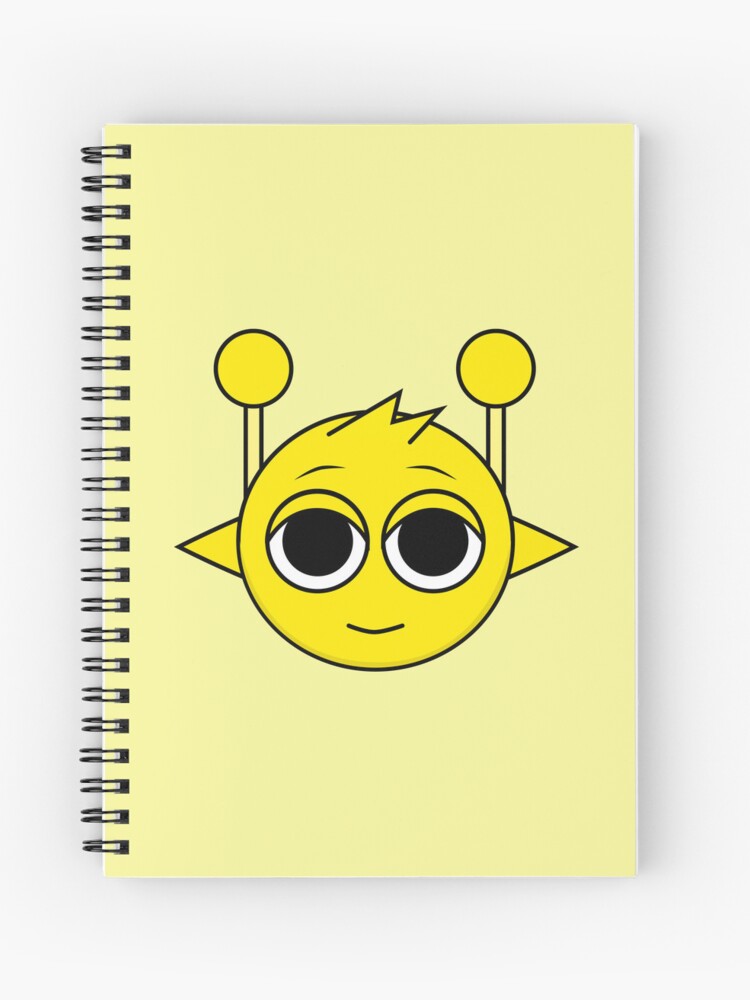 "Sprunki Happy Simon (Yellow) Head" Journal for Sale by PaintedPixel ...