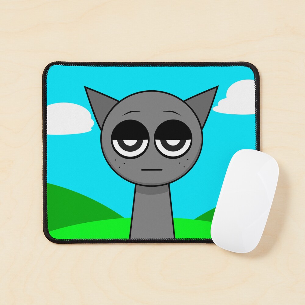 "Sprunki Gray Outside" Art Print for Sale by PaintedPixel | Redbubble