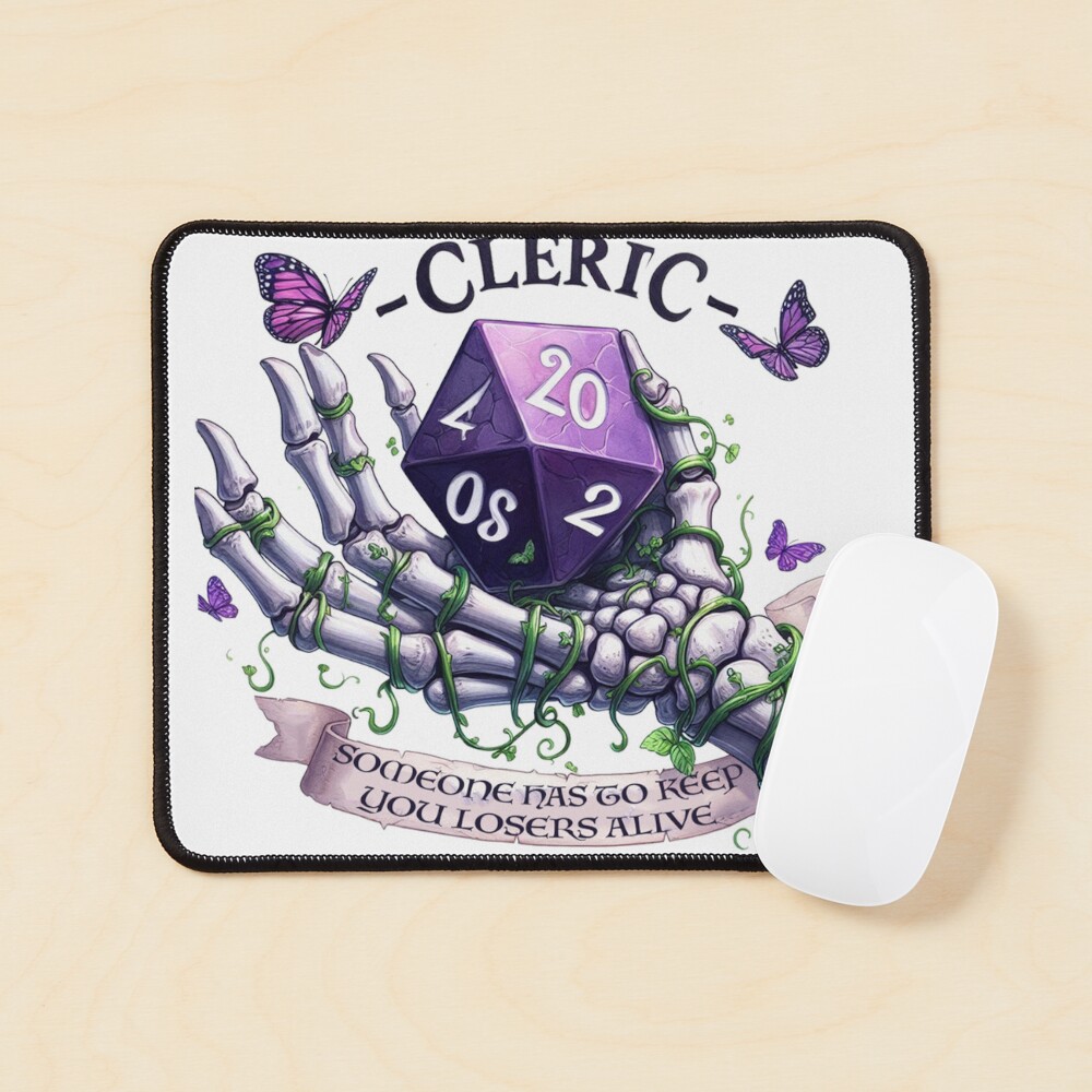 "Dnd Cleric Someone Has To Keep You Losers Alive" Sticker for Sale by ...