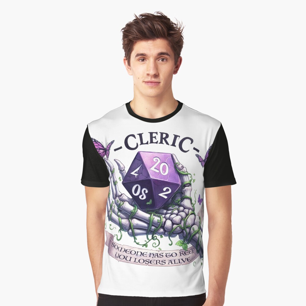 "Dnd Cleric Someone Has To Keep You Losers Alive" Sticker for Sale by ...